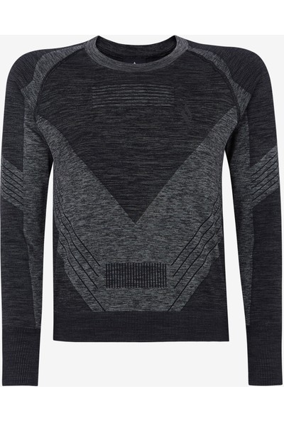 Skechers W Seamless Crew Neck Sweatshirt Kadın Siyah Sweatshirt - S212187-001