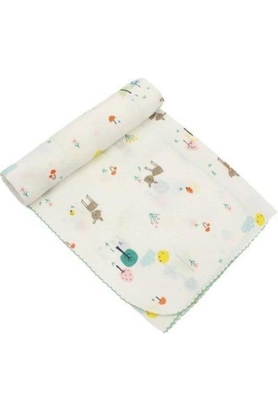 Yumuk Eller Müslin Battaniye (Ceylan Baskılı) 0-2 Yaş Unisex Yumuk Eller Müslin Battaniye (Ceylan Baskılı) 0-2 Yaş Unisex