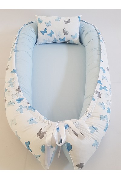 Babynest Dünyası Mavi Kelebek Bebe Mavi Babynest Bebek Yuvası Babynest Dünyası Mavi Kelebek Bebe Mavi Babynest Bebek Yuvası
