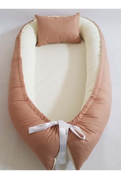 Babynest Dünyası Açık Kahve Krem Babynest Bebek Yuvası