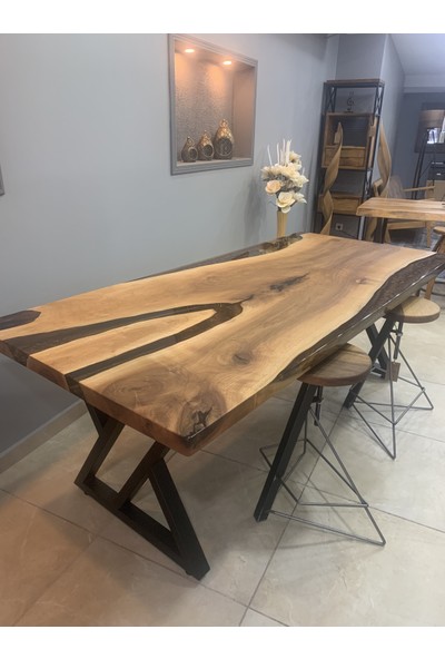 Wood'n Wood Epoksi Ceviz Masa