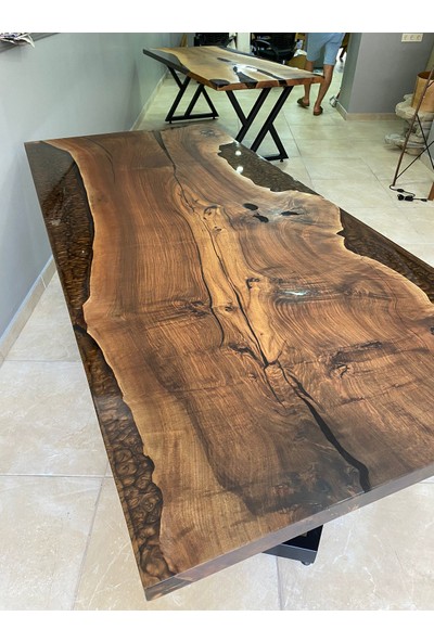 Wood'n Wood Epoksi Ceviz Masa