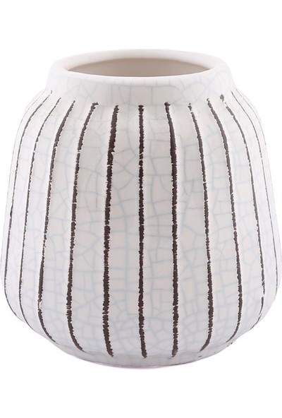 Chima Home Çizgili Vazo