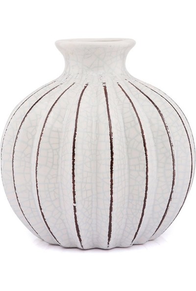 Chima Home Çizgili Vazo