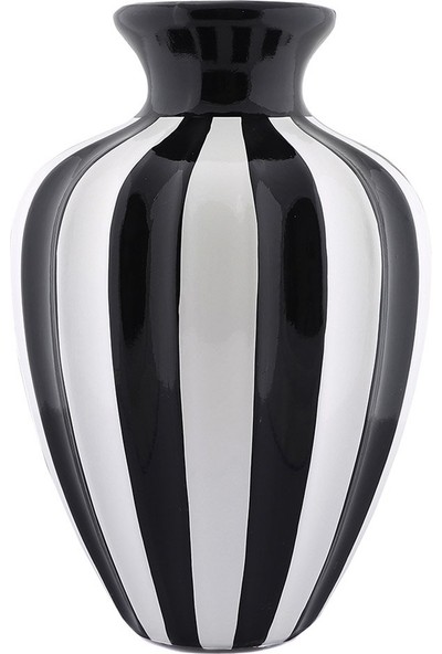 Chima Home Dama Desenli Büyük Vazo