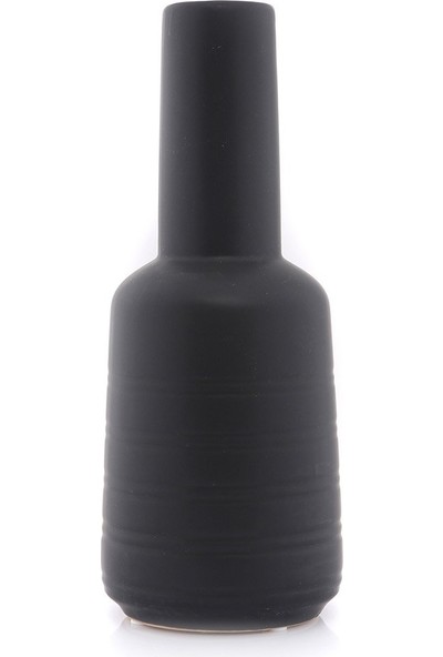 Chima Home Siyah Dar Ağızlı Büyük Vazo