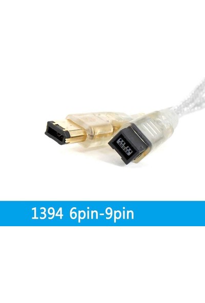 YKA Firewire 800 Kablo 9pin - 6pin 1.5 Metre Ses Kartları Için YKA Firewire 800 Kablo 9pin - 6pin 1.5 Metre Ses Kartları Için