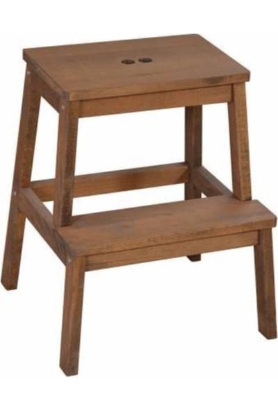 Rainwood Mobilya Özdağ Gürgen Ceviz Renk Basamak Merdiven