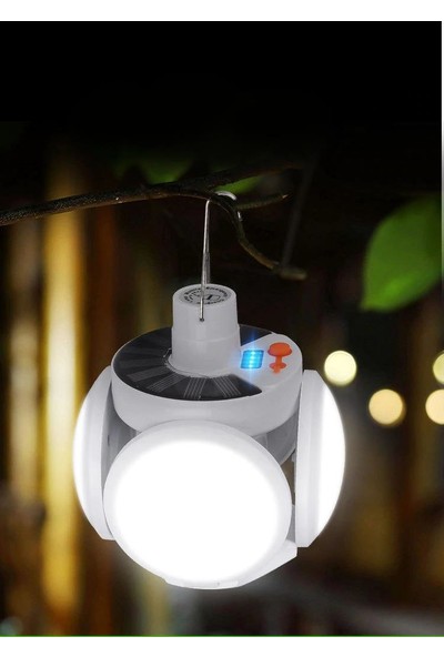 Technosmart Solar Güneş Enerji Ve Usb Sarjlı 5 Kanatlı Bahçe Aydınlatma Led Askılı Pratik Kamp Lamba Technosmart Solar Güneş Enerji Ve Usb Sarjlı 5 Kanatlı Bahçe Aydınlatma Led Askılı Pratik Kamp Lamba