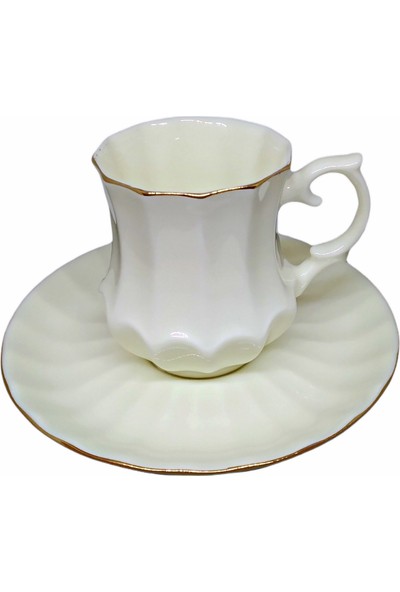 Porselen Bone Yaldızlı 2 Li Kahve Takımı Kadife Kutulu Porselen Bone Yaldızlı 2 Li Kahve Takımı Kadife Kutulu