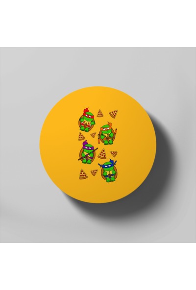 Fizello Pizza Ninja Turtles Bardak Altlığı Fizello Pizza Ninja Turtles Bardak Altlığı