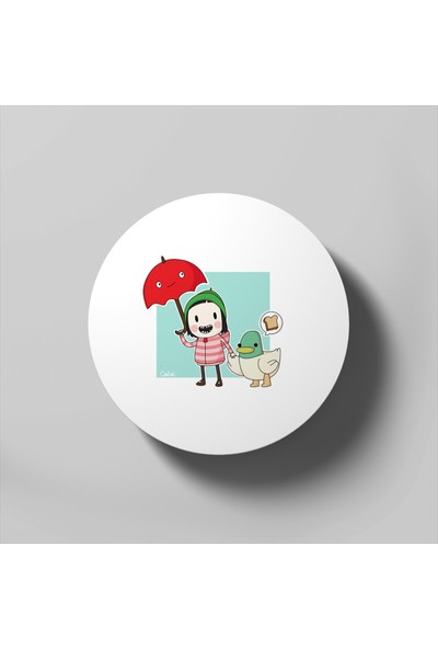 Fizello Sarah And Duck Bardak Altlığı