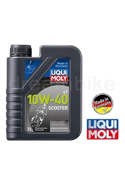 Liqui Moly 10W-40 Scooter Motor Yağı 1 Lt. Made In Germany 1618 Liqui Moly 10W-40 Scooter Motor Yağı 1 Lt. Made In Germany 1618