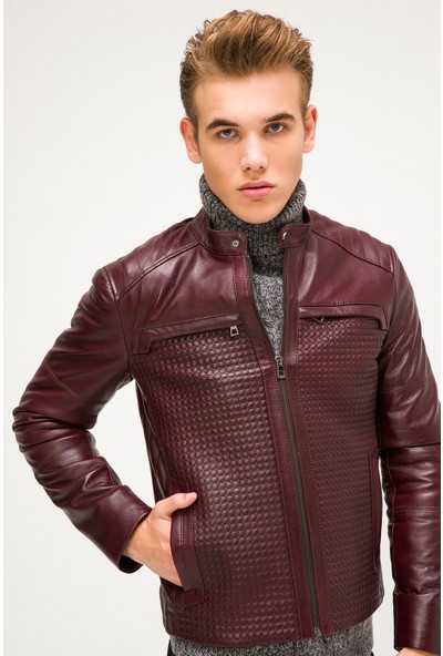 İkbal Michael Bordo Hakiki Deri Mont Erkek İkbal Michael Bordo Hakiki Deri Mont Erkek