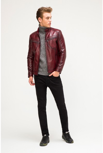 İkbal Wilson Bordo Hakiki Deri Mont Erkek İkbal Wilson Bordo Hakiki Deri Mont Erkek