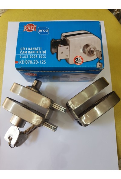 Kale Kilit Çift Kanatlı Cam Kapı Kilidi