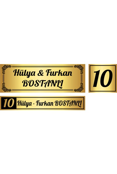 Quart Aksesuar 3'lü Set Kapı Isimliği, Kapı Numarası, Posta Kutusu Isimliği Model 3 Quart Aksesuar 3'lü Set Kapı Isimliği, Kapı Numarası, Posta Kutusu Isimliği Model 3
