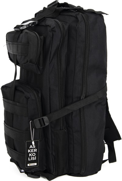 Askeri Doğa Sporları ve Kamp Siyah Taktik Sırt Çantası 65 L