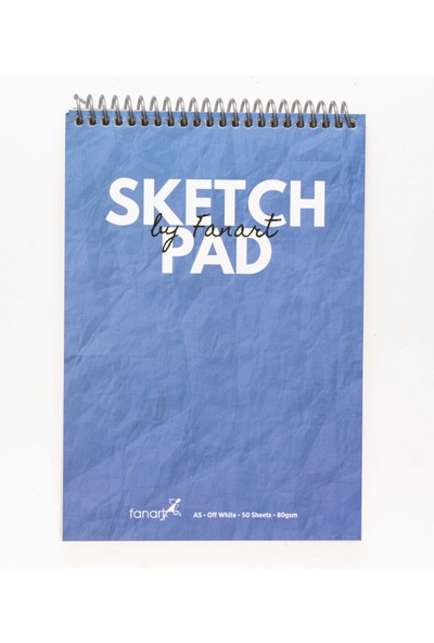 Fanart Academy Üstten Spiralli A5 Sketch Pad 80 gr 50 Yaprak Akdeniz Fanart Academy Üstten Spiralli A5 Sketch Pad 80 gr 50 Yaprak Akdeniz