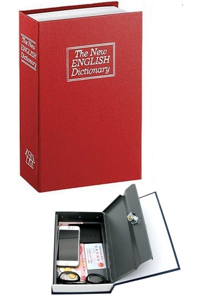 Mujgan Kitap Görünümlü Gizli Kasa Kırmızı Mujgan Mujgan Kitap Görünümlü Gizli Kasa Kırmızı Mujgan