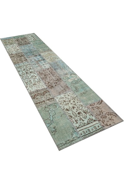 Sempati Halı Eşsiz Anadolu Patchwork Eskitme Halı 80 x 300 cm 5628