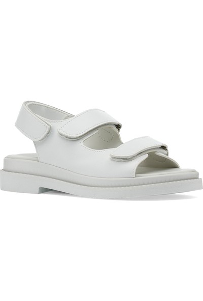İnci Adora.z 1pr Beyaz Kadın Sandalet