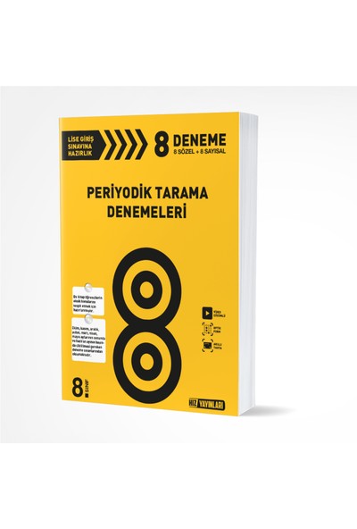 Hız Yayınları 8. Sınıf Periyodik Tarama Denemeleri Hız Yayınları 8. Sınıf Periyodik Tarama Denemeleri