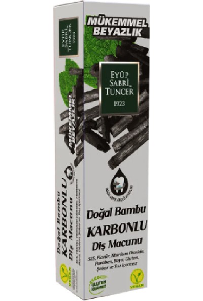 Eyüp Sabri Tuncer Doğal Bambu Karbonlu Diş Macunu 75 ml