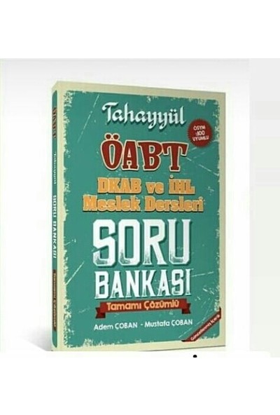 Tahayyül ÖABT Din Kültürü ve Imam Hatip Lisesi Öğretmenliği Soru Bankası Tahayyül ÖABT Din Kültürü ve Imam Hatip Lisesi Öğretmenliği Soru Bankası