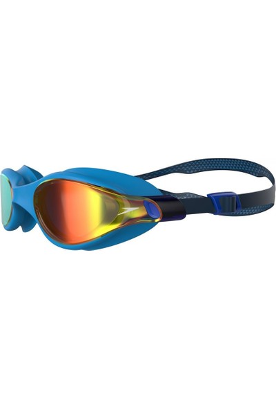 Speedo Virtue Aynalı Yüzücü Gözlüğü (Blue-Gold)