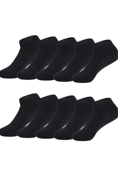 Fenomen Çorap 10'lu Bayan Pamuklu Bilek Boy Patik Çorap