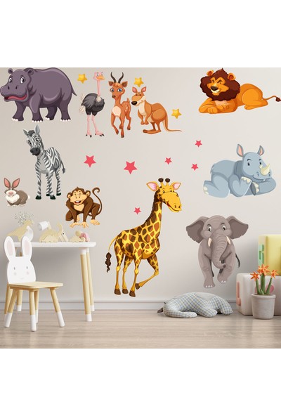 cokindirimli Sevimli Hayvanlar Çocuk Odası Duvar Sticker Çocuk Bebek Odası Duvar Dekorasyon Etiket cokindirimli Sevimli Hayvanlar Çocuk Odası Duvar Sticker Çocuk Bebek Odası Duvar Dekorasyon Etiket