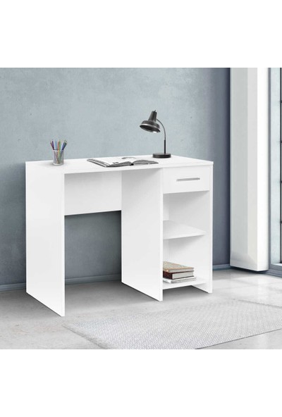 Adore Trendline Çekmeceli Çalışma Masası - Beyaz