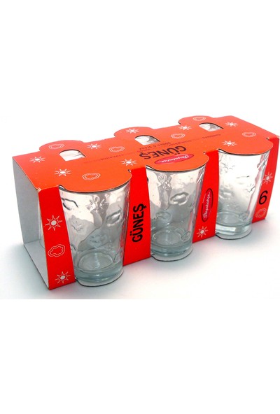 Zayrok Paşabahçe 52046 Güneş Su Bardağı 6 Lı