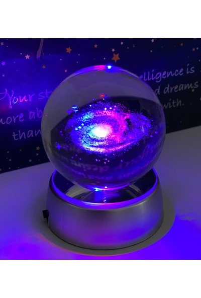 Çılgın Trend Samanyolu Galaxy Işıklı Cam Küre Çılgın Trend Samanyolu Galaxy Işıklı Cam Küre