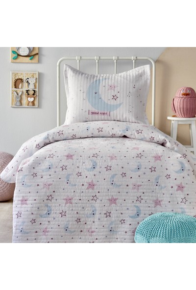 Karaca Home Star Pudra Kapitoneli Genç Tek Kişilik Yatak Örtüsü Seti Karaca Home Star Pudra Kapitoneli Genç Tek Kişilik Yatak Örtüsü Seti