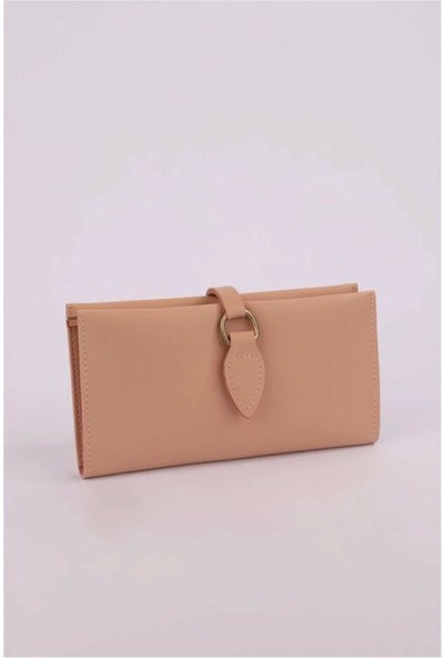 Efnan Store Yumuşak Derili Tokalı ve Çok Bölmeli Pudra Kadın Cüzdan Efnan Store Yumuşak Derili Tokalı ve Çok Bölmeli Pudra Kadın Cüzdan