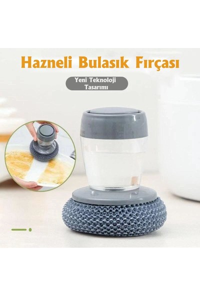 Ao Miao Jie Deterjan Hazneli Bulaşık Yıkama Süngeri Pratik Temizleme Süngeri Banyo Lavabo Ao Miao Jie Deterjan Hazneli Bulaşık Yıkama Süngeri Pratik Temizleme Süngeri Banyo Lavabo