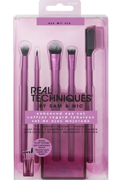 Real Techniques Enhanced Göz Fırça Seti Real Techniques Enhanced Göz Fırça Seti