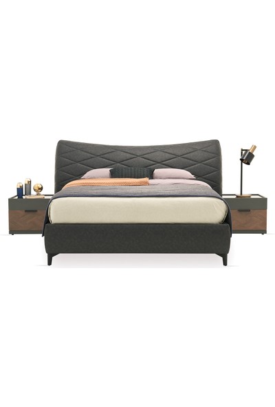 Enza Home Dorian Baza 160 x 200 Antrasit