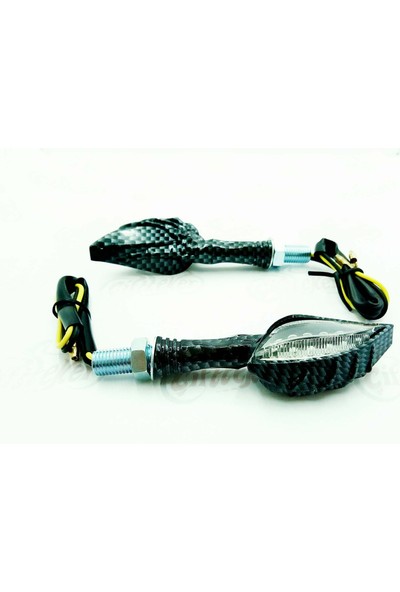 Motospartan MOTOSİKLET SİNYAL TAKIMI LED YAPRAK TİP KARBON İSKELET EL DESEN 8556B Motospartan MOTOSİKLET SİNYAL TAKIMI LED YAPRAK TİP KARBON İSKELET EL DESEN 8556B