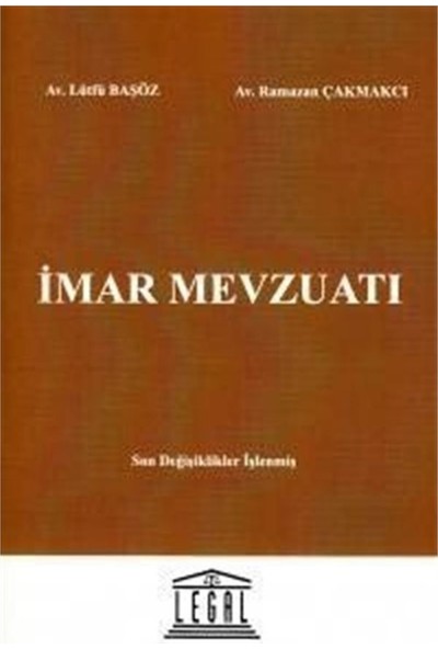 Legal Yayıncılık İmar Mevzuatı