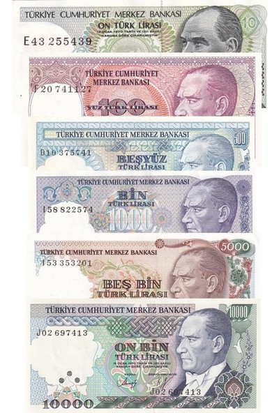 Benim Koleksiyonum Eski Kağıt Para Koleksiyonu Başlangıç Seti (7.emisyon) Benim Koleksiyonum Eski Kağıt Para Koleksiyonu Başlangıç Seti (7.emisyon)