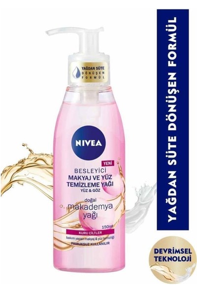 Nivea Besleyici Makyaj ve Yüz Temizleme Yağı 150 ml Nivea Besleyici Makyaj ve Yüz Temizleme Yağı 150 ml