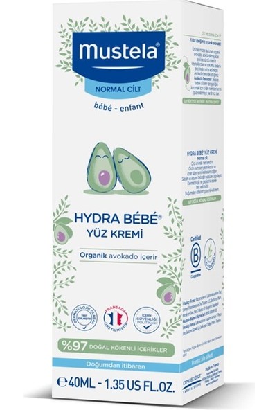 Mustela Hydra Bebe Facial Cream 40 ml Mustela Hydra Bebe Facial Cream 40 ml
