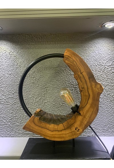 Wood'n Wood Metal Ayaklı Doğal Ahşap Dekoratif Lambader Wood'n Wood Metal Ayaklı Doğal Ahşap Dekoratif Lambader