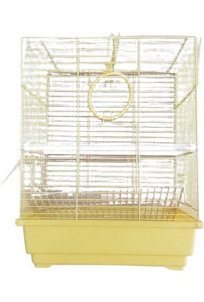 Go İthalat Muhabbet Kuşu Kafesi - Sarı (Dayang)