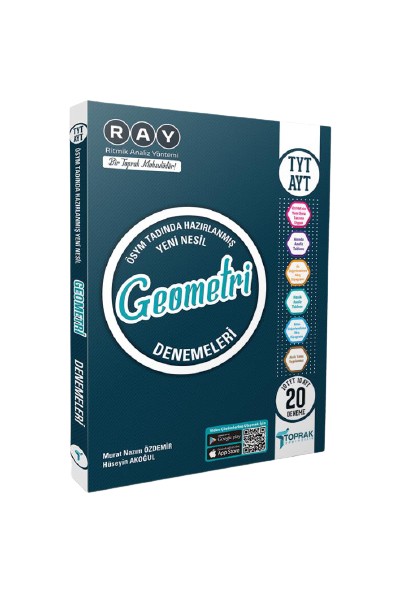 Toprak Yayınları TYT-AYT Geometri Deneme Kitabı Toprak Yayınları TYT-AYT Geometri Deneme Kitabı