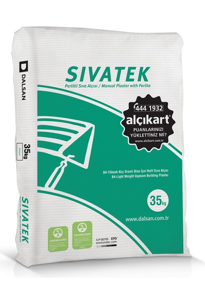 Dalsan Lafarge Dalsan Sıvatek Sıva Alçısı 4 Kg. Dalsan Lafarge Dalsan Sıvatek Sıva Alçısı 4 Kg.