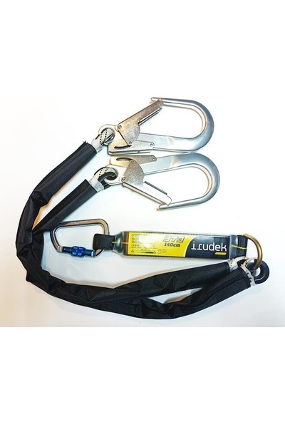 Irudek 373 /140 Çift Kol Halat Lanyard 140CM.ALUM.KANCA Irudek 373 /140 Çift Kol Halat Lanyard 140CM.ALUM.KANCA